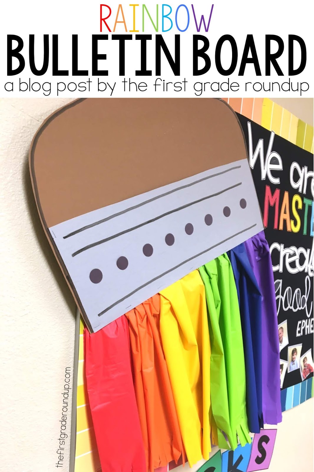 How to Create a Stunning Paintbrush Bulletin Board - The First Grade ...