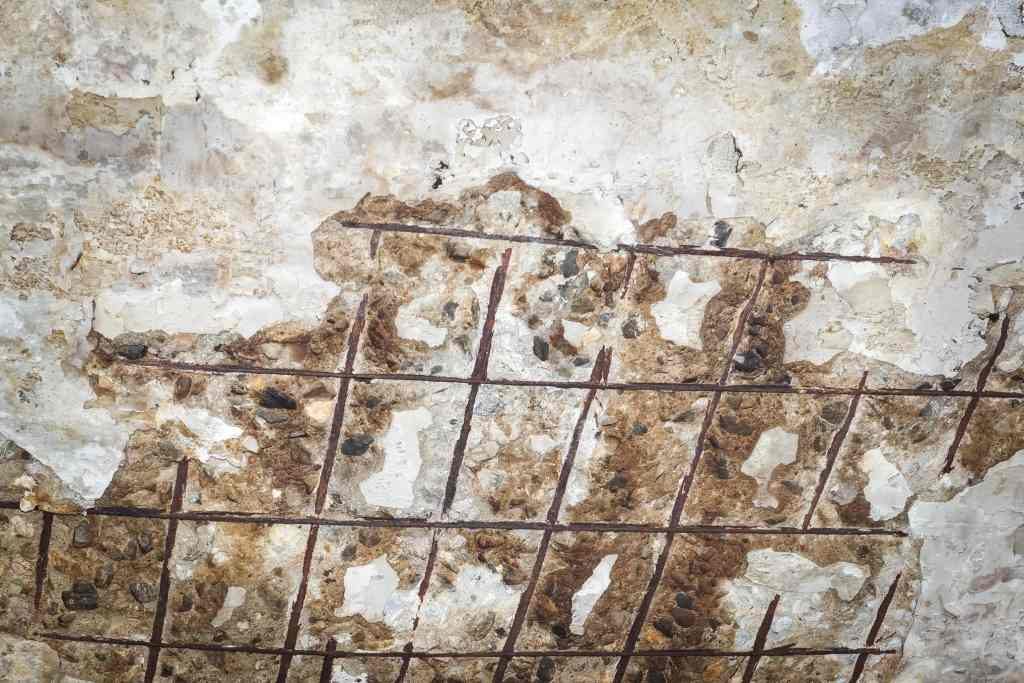 Concrete damage-corrosion of reinforcement steel