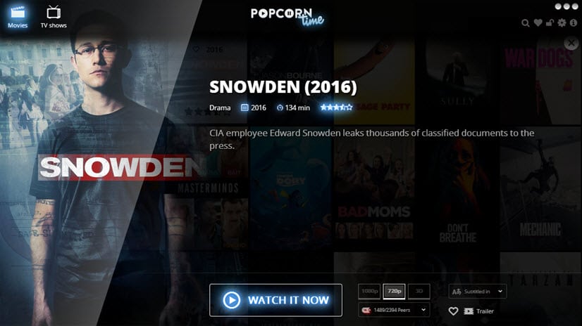 Popcorn Time ve series y películas totalmente gratis | Idioma Ingeniero ...