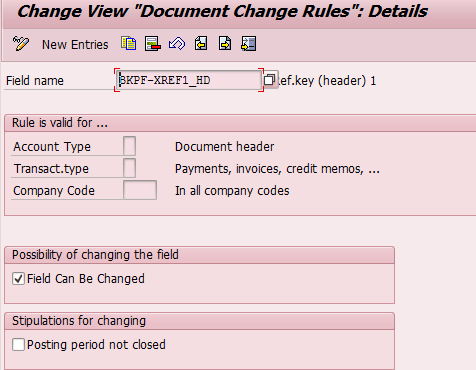 SAPist - My SAP experiments: Make a field editable in FBL5N (FB02)