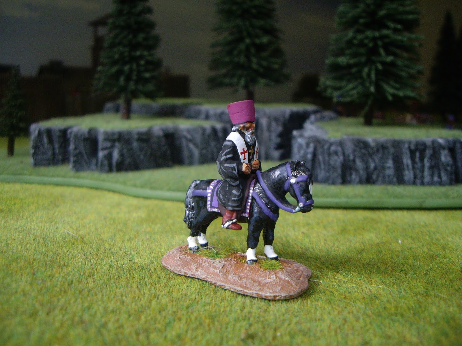 Scimitar and Crescent Wargames: More Muscovite flags, and Clergy