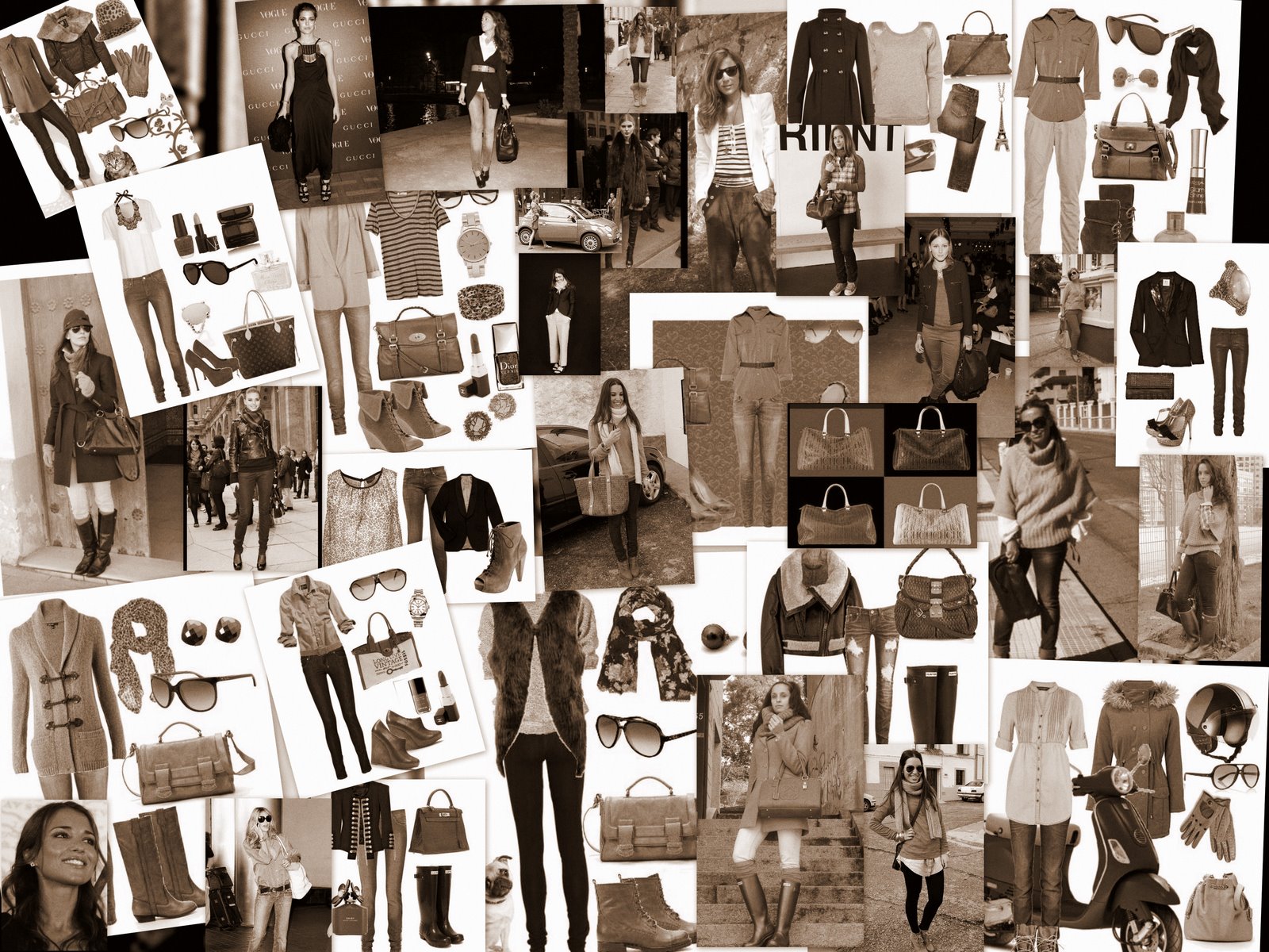 A mi manera look: Mi primer collage de estilo