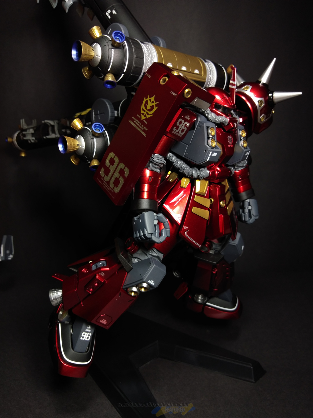 Painted Build: MG 1/100 Psycho Zaku [Gundam Thunderbolt] Ver. Ka "Bleed ...
