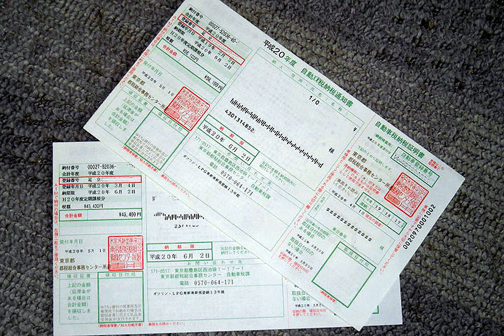 AccessJ: Annual Automobile Tax in Japan