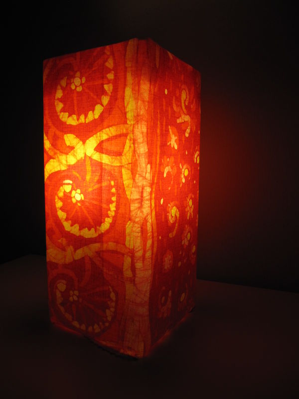 Frugal Home Design: DIY Batik Prints and Batik Lamps