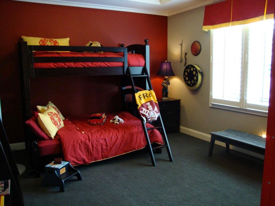 At Home With Veronique: Jack's Firefighter Bedroom