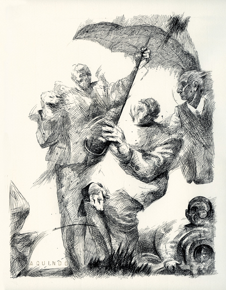 Absence et attente, dessins