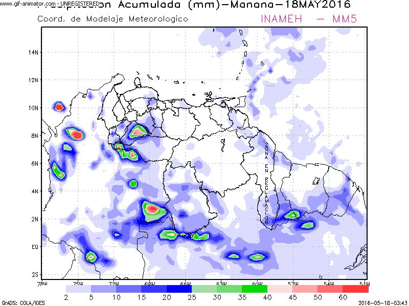 El tiempo meteorológico en Venezuela: Previsión meteorológica para ...