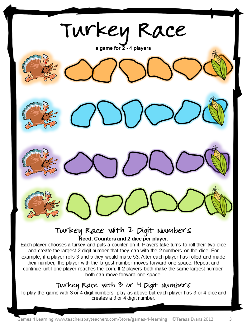 Fun Games 4 Learning: Thanksgiving Freebies