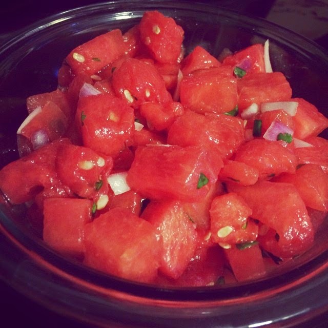 Enjoying Every Bite: Watermelon Ceviche