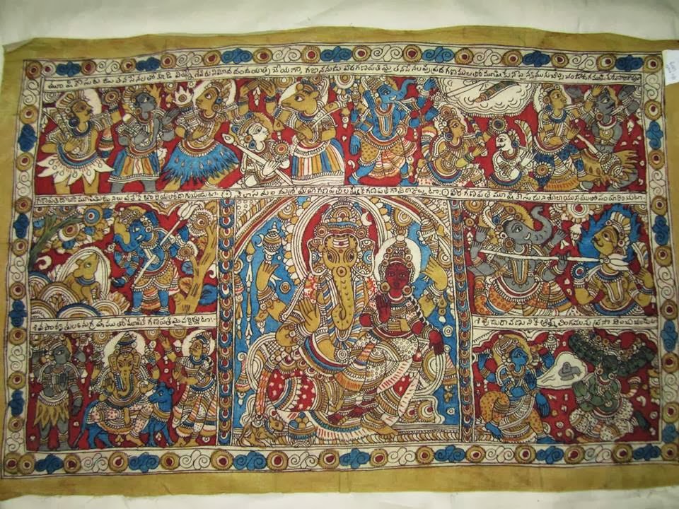 KALAMKARI - JAYANTH KALAMKARI DESIGNS: PEN KALAMKARI WALL HANGINGS