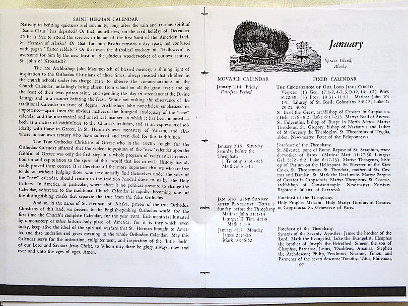 Starting On The Royal Path: Fr. Seraphim about the Calendar