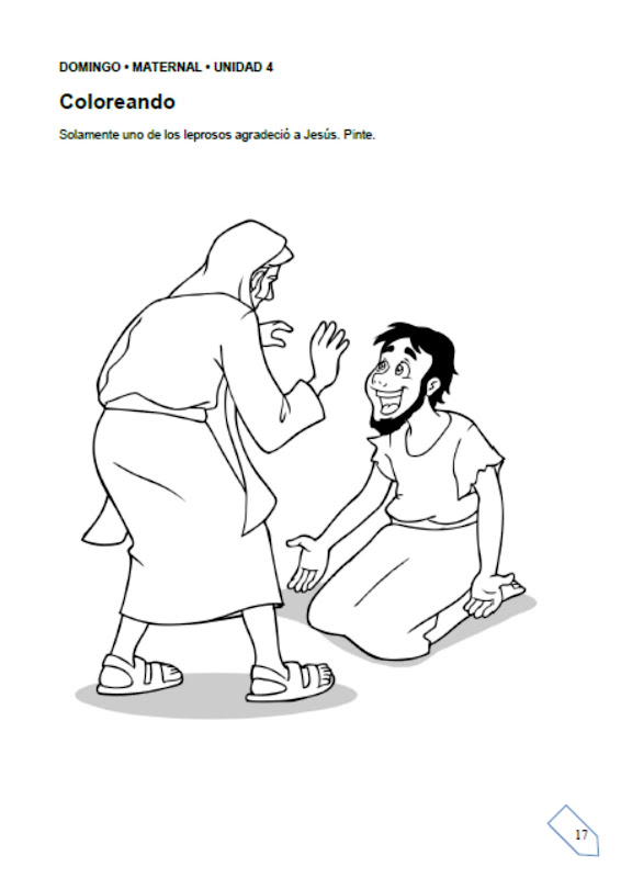 LA CURA DE LOS LEPROSOS ~ Escuelita Biblica Infantil