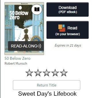 Sweet Day's Lifebook: 50 Below Zero