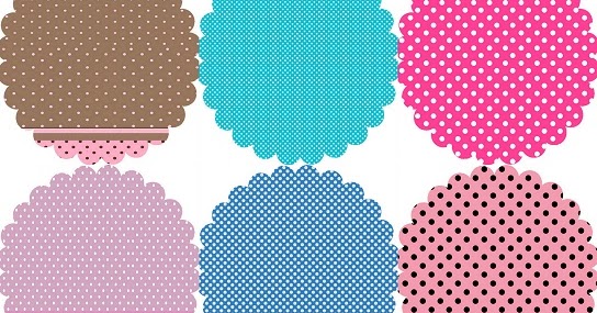 Free Printable Labels with Polka Dots. | Oh My Quinceaneras!