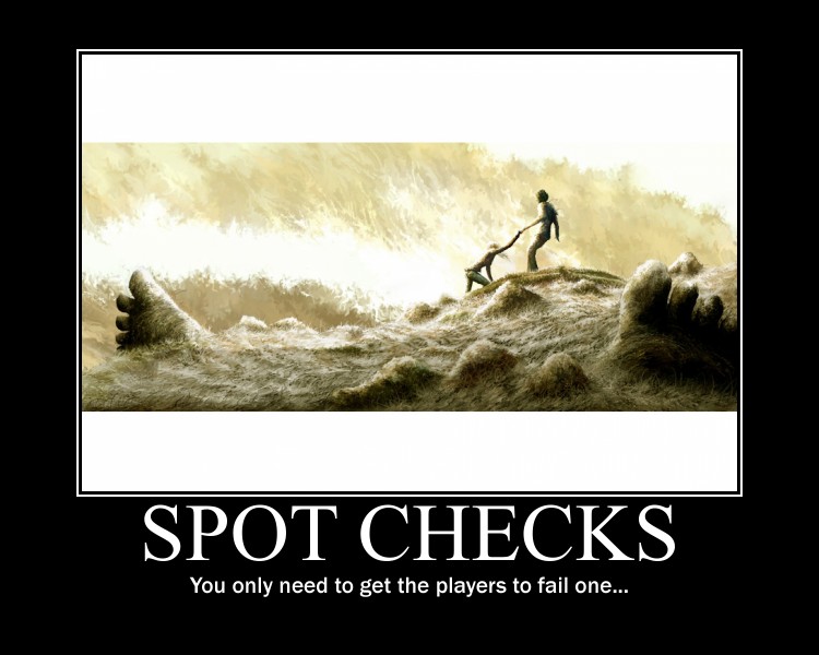 The Looney DM: Spot Checks