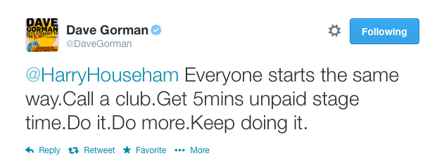 HARRY HOUSEHAM: COMEDY: FAQ Off