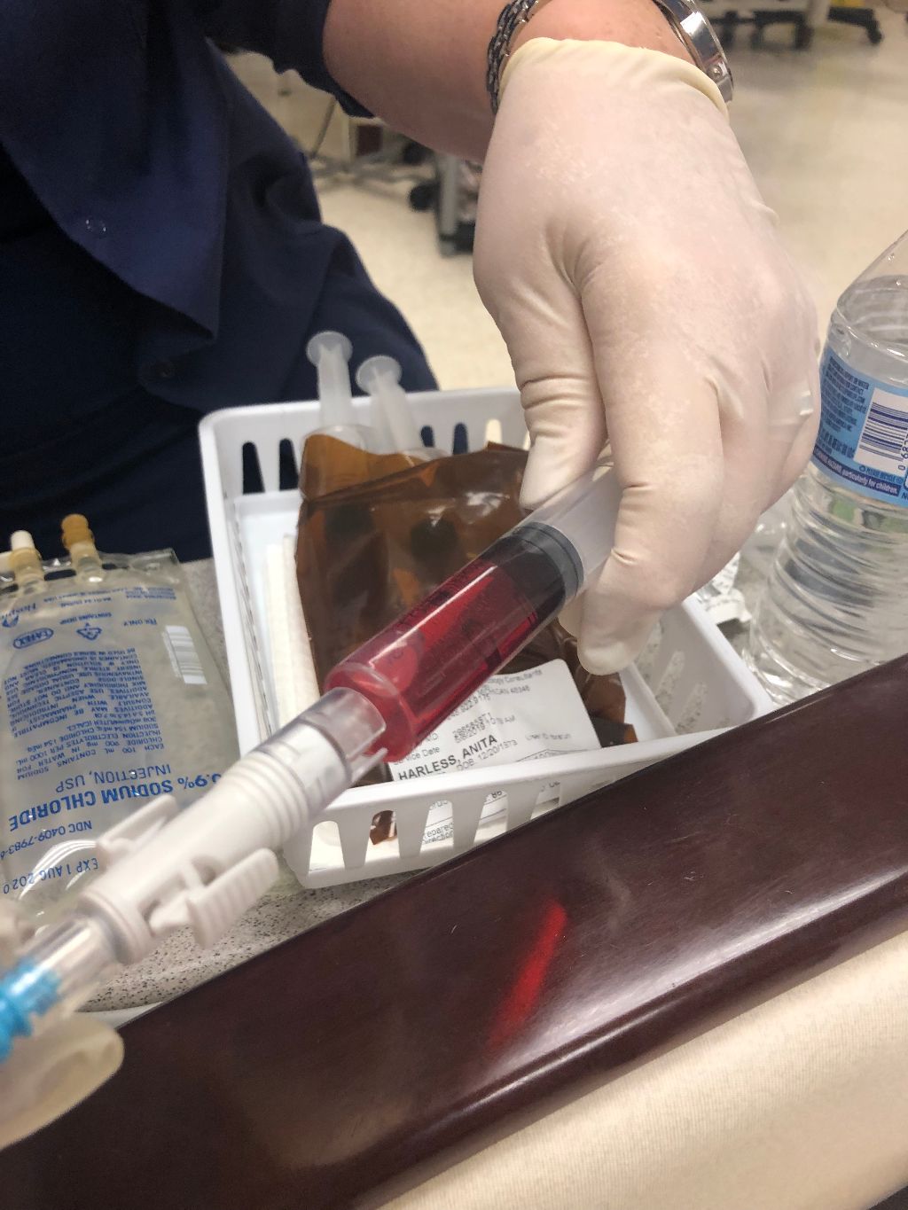 RUNNING Against the OdDs: A Post in Pictures, Chemo #1