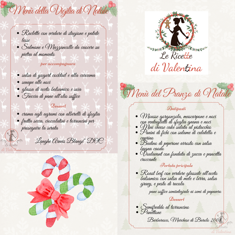 E’ arrivato il momento dei miei Menù ufficiali per le feste | Ricetta ...