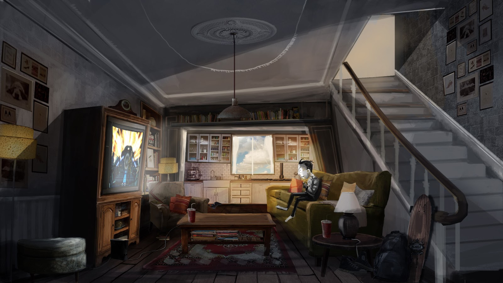 Martzie's Digital Corner: WIP - Living Room