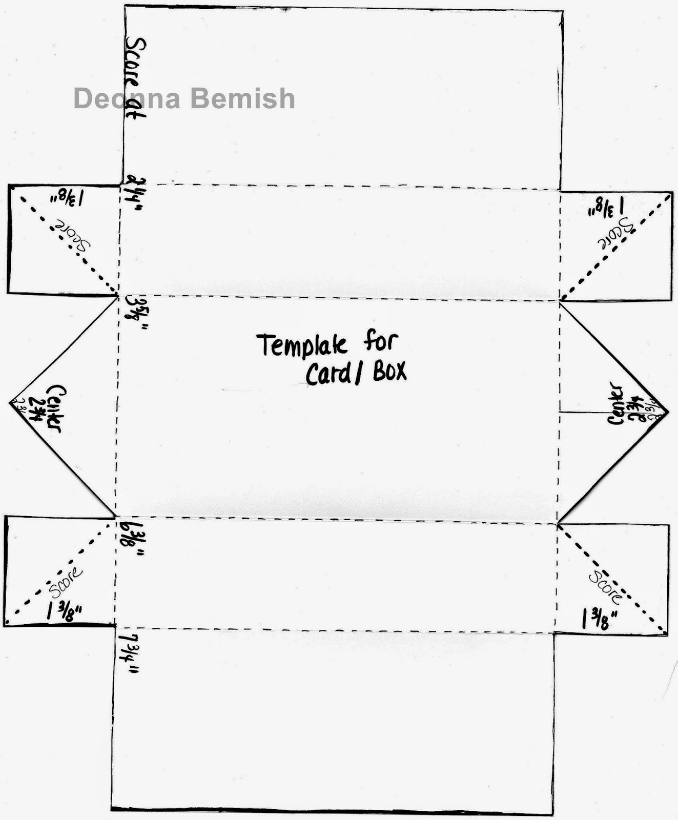 For the Love of Cardmaking: Card to Box Tutorial