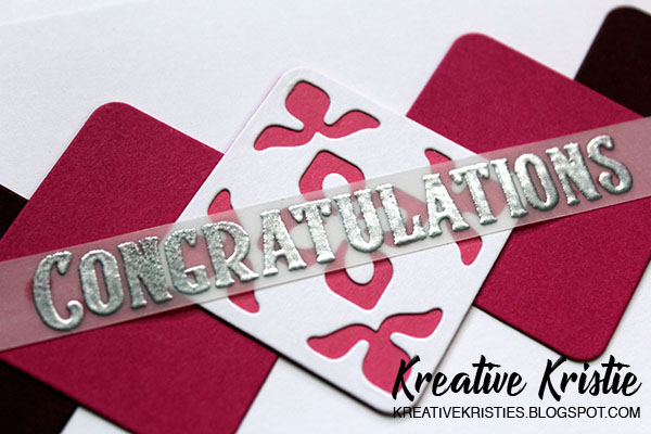 Kreative Kristie: CONGRATULATIONS