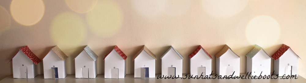 Sun Hats & Wellie Boots: DIY Paper Elf Houses - Perfect for an Advent ...