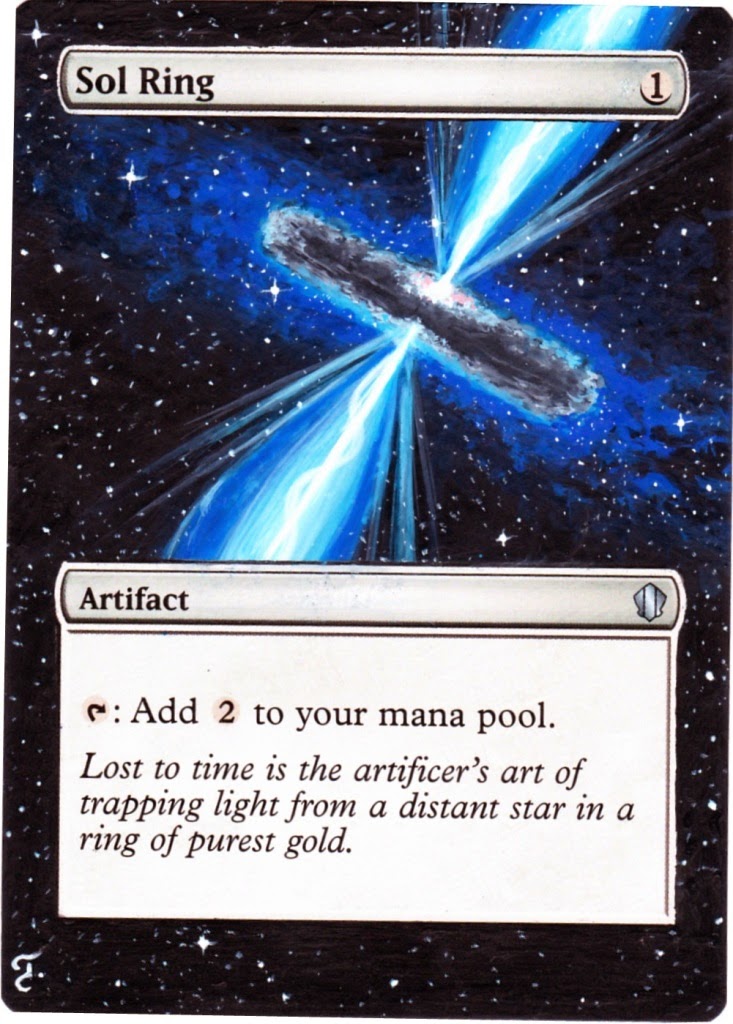 MTG Alters By Tila: Sol Ring - Commander 2013