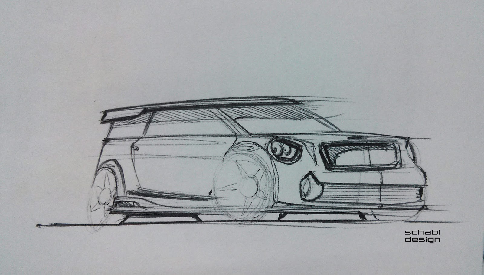 Schabi Design Sketch Site: Mini Cooper S Sketch