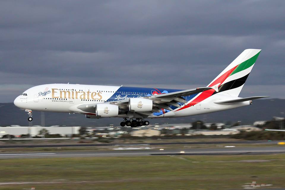 Perth Airport Spotter's Blog: Emirates A380-861 A6-EON EK420/421 'Los ...