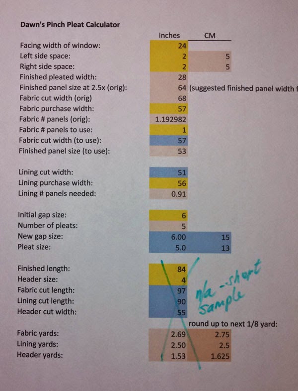 Dawn Sewing and Crafts: Pinch Pleat Method Comparison