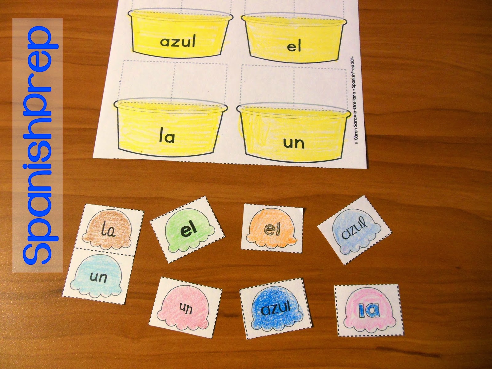 SpanishPrep Blog: I Scream for "Ice Cream" Sight Words