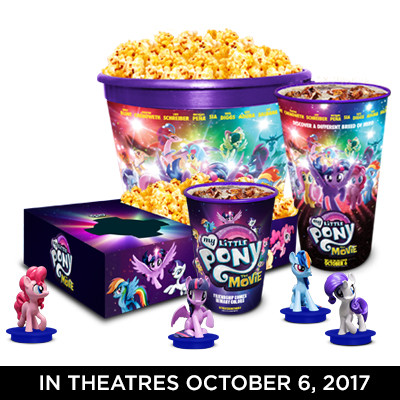 My Little Pony Movie Concessions Cups, Buckets, and Figurines Oh Joy ...