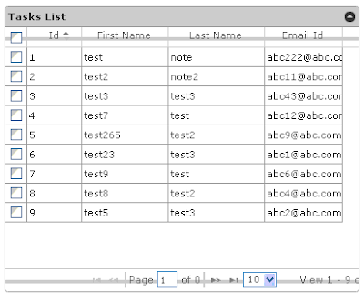 TechHeap: How to create array data grid panel using Jquery JqGrid