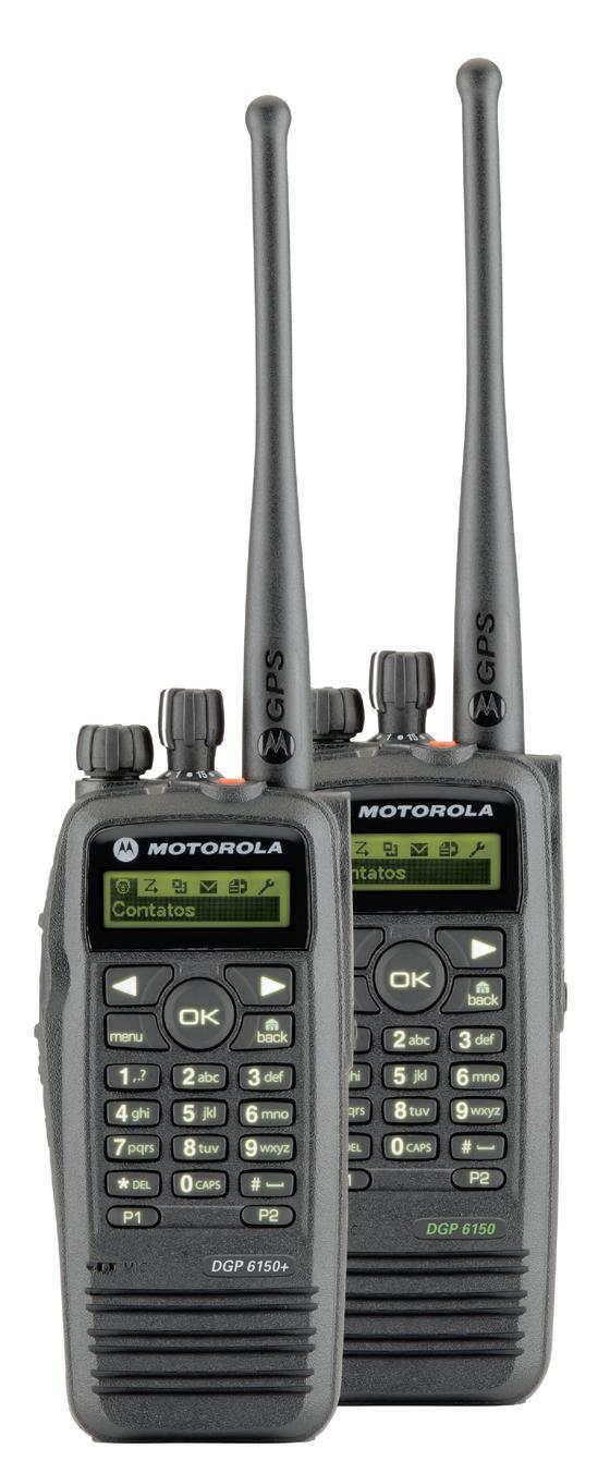 Rádio portátil MOTOTRBO DGP 6150 / DGP 6150+. - Consultor de Segurança ...