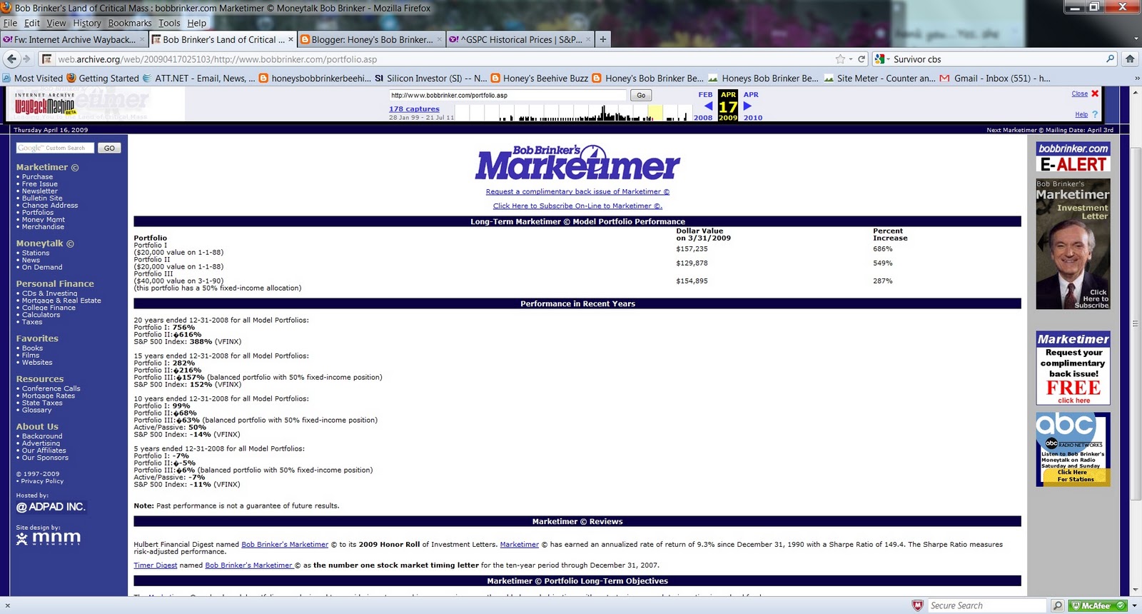 Honey's Bob Brinker Beehive Buzz: December 2, 2011, Bob Brinker's ...