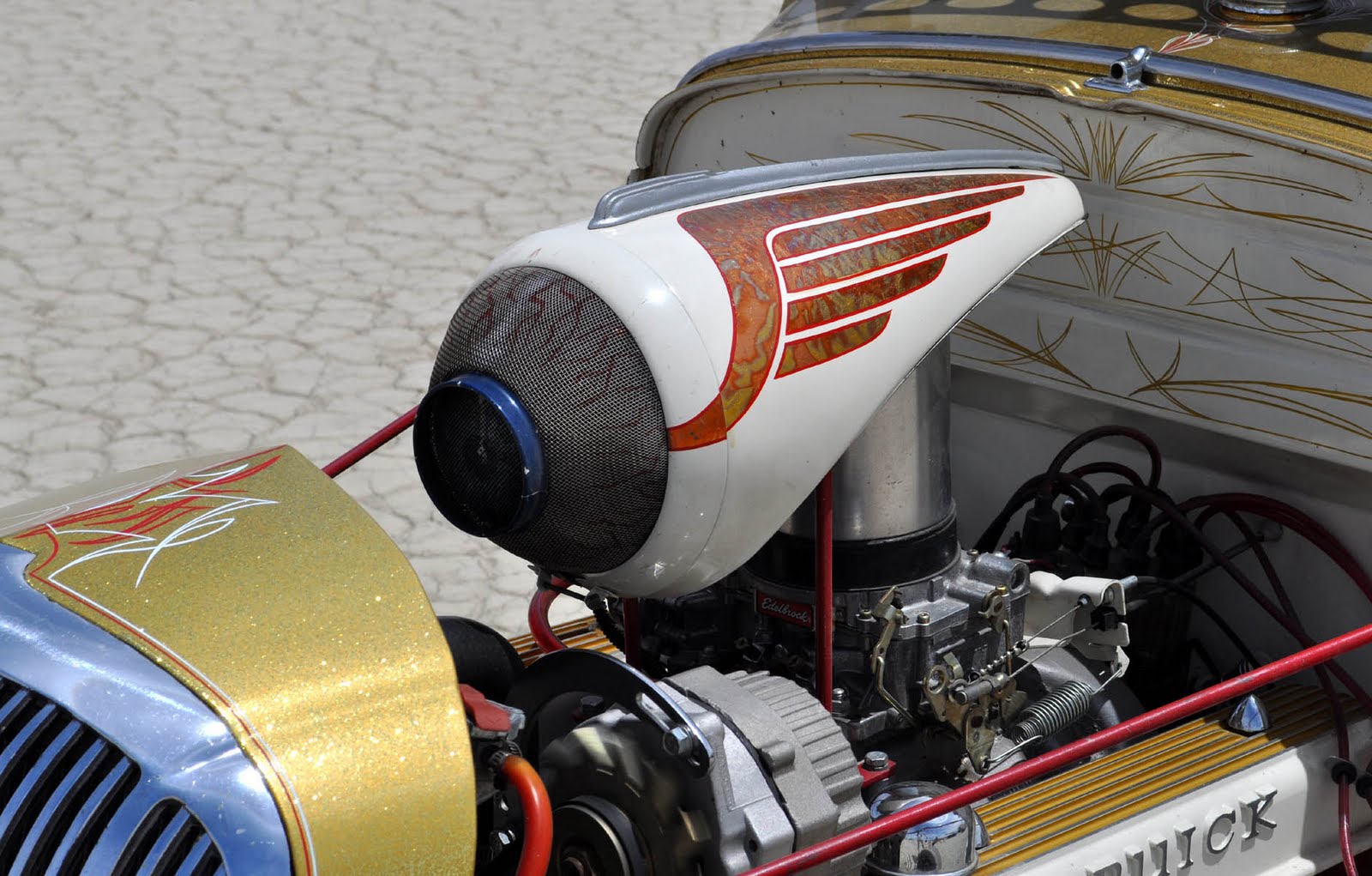 Just A Car Guy: the air filter housing on George's hot rod caught my ...