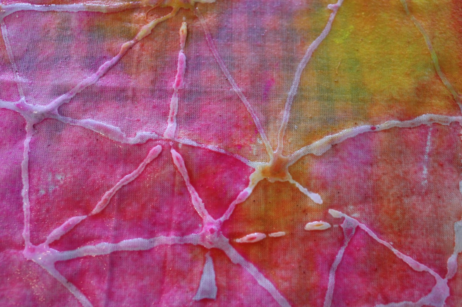 Purple Twig: Batiking Fabric with Kids