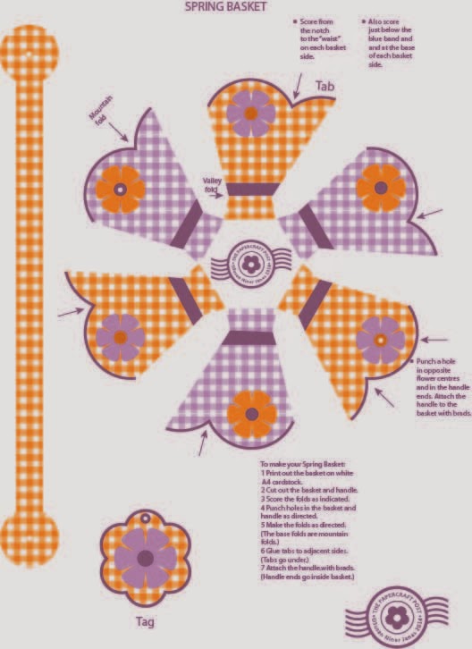 The Papercraft Post: Spring Baskets