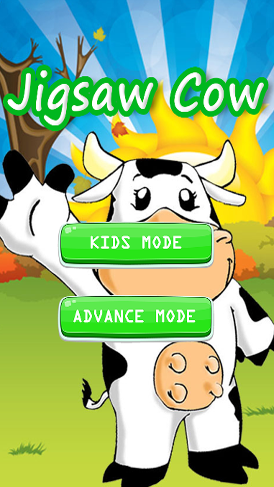 Jigsaw Games Puzzles Cow Farm Educational
