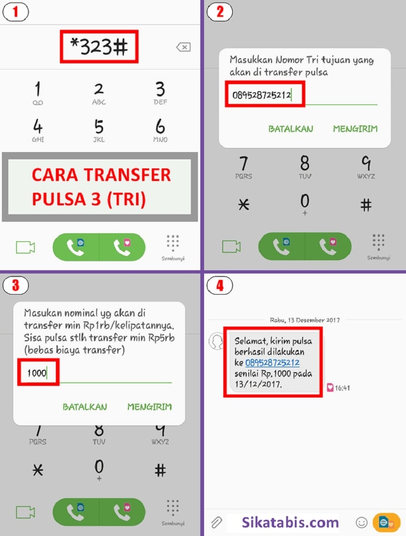 Cara Transfer Pulsa Semua Operator Indonesia (Lengkap) - Denpono Blog