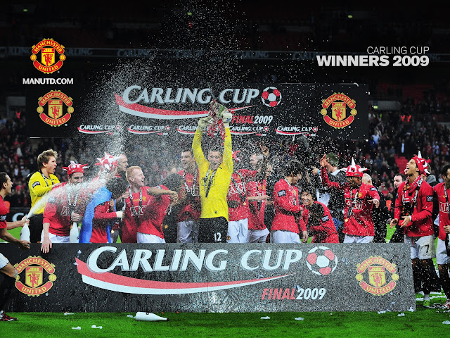 carling cup winner in 2009 wallpaper | Manchester United Wallpapers
