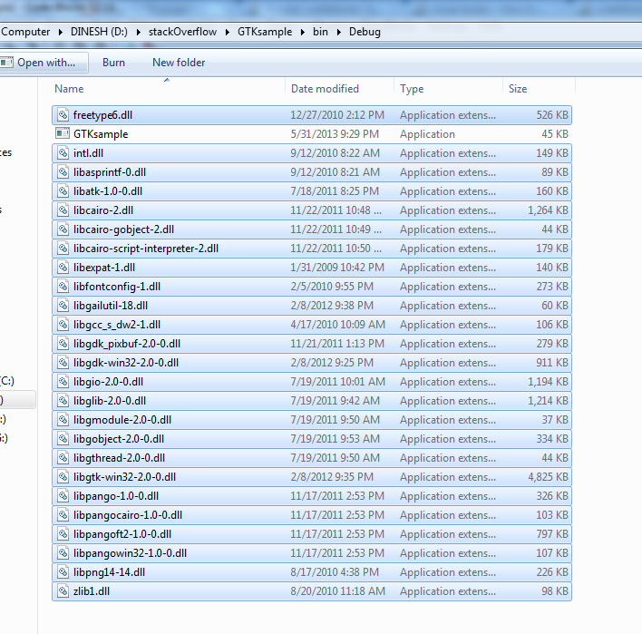 Code In Codeblocks Setup Gtk Project In Codeblocks Windows 7