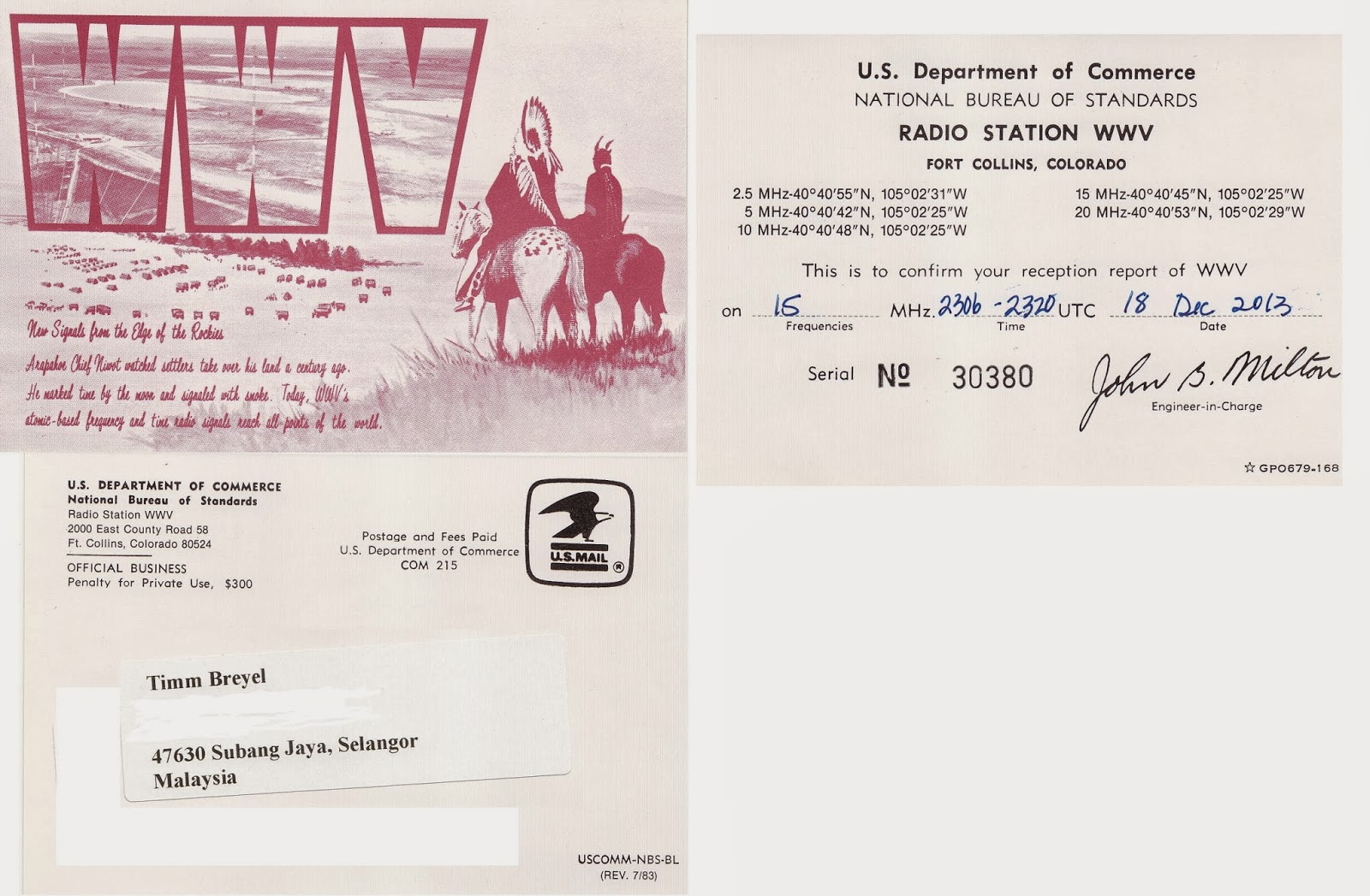 SOUTH EAST ASIA DXING: WWV on 15 Mhz (Fort Collins, CO)