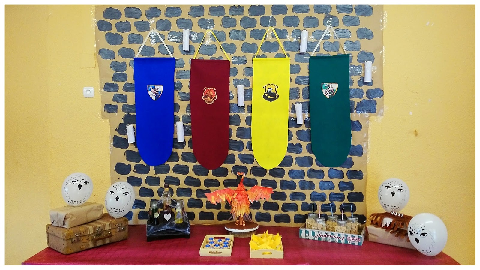 LAS ELABORACIONES DE ROSA: FIESTA DE HARRY POTTER PARA 11 CUMPLEAÑOS DE ...