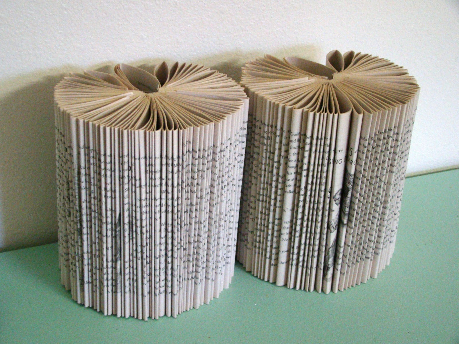 Just Enough Style: Book Page Decor Tutorial