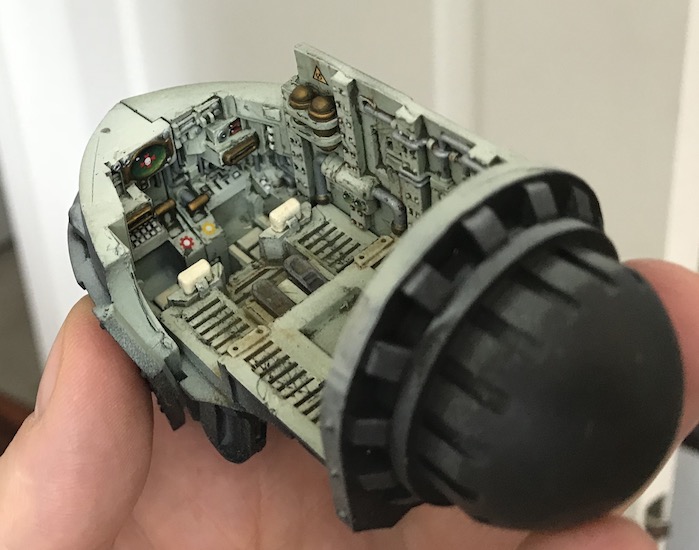 40k Hobby Blog: Warlord Titan Cockpit Ready WIP 9