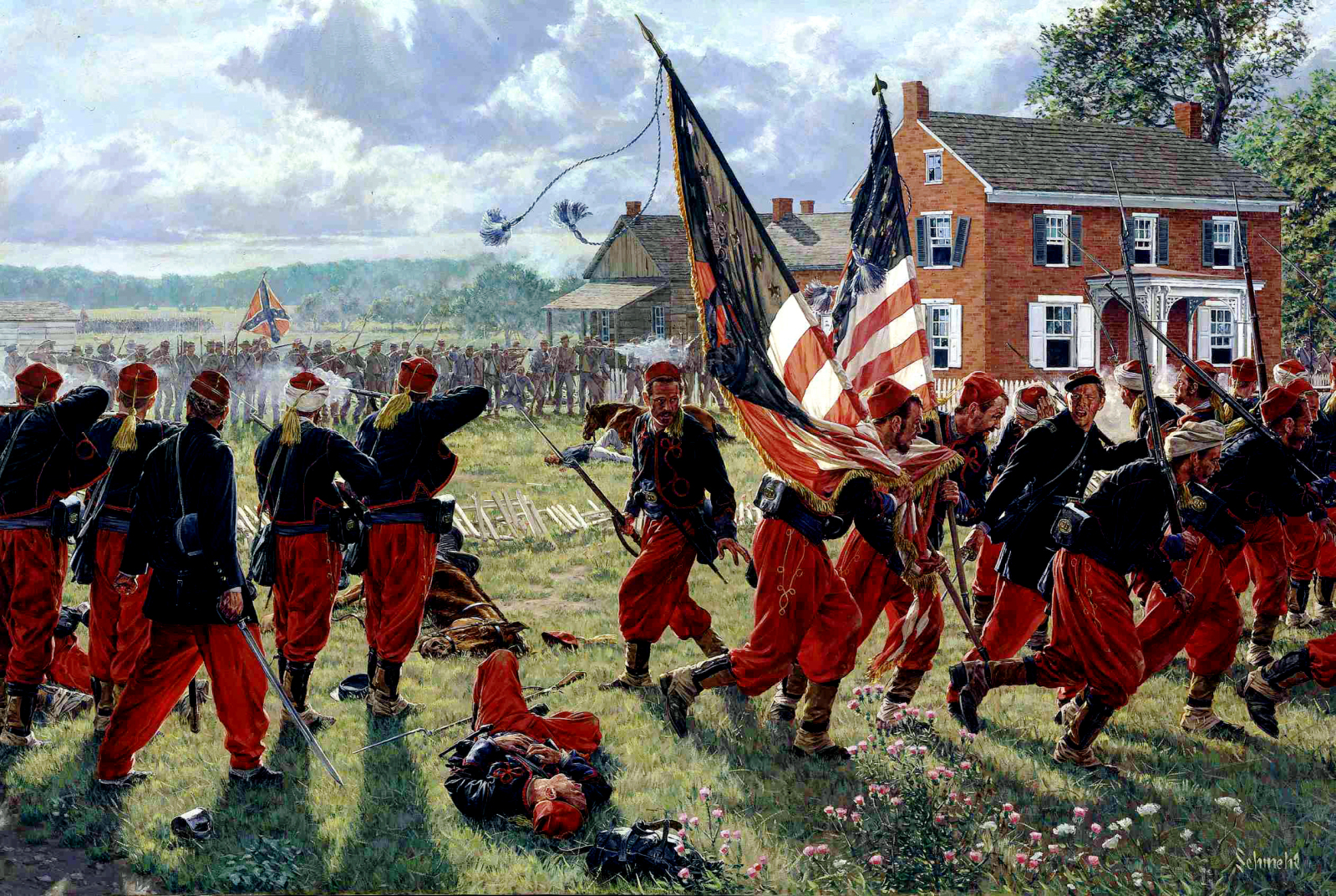 Mexican Army repels French forces during the Battle of Puebla on 5 May ...