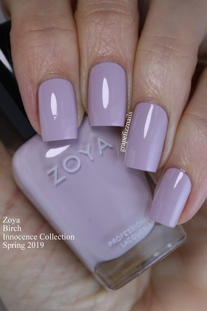 Grape Fizz Nails: Zoya Innocence Collection, Spring 2019