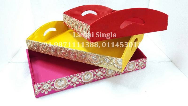 The Wedding Designers: Saree Packing Trays